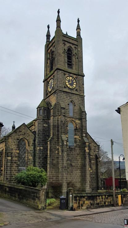 T:UK - St Mary Church Tower Honley Centre