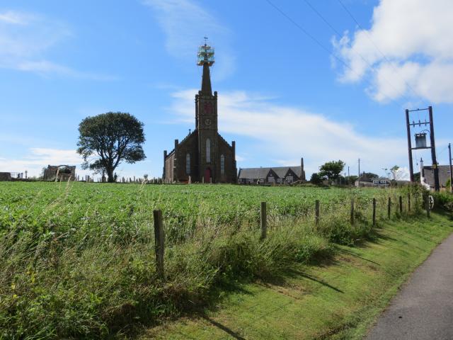 T:UK - St Cyrus Church Spire