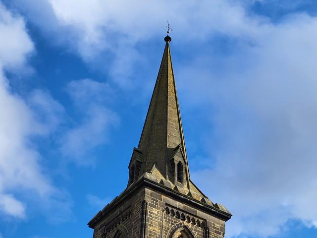 T:UK - Garforth Church Spire