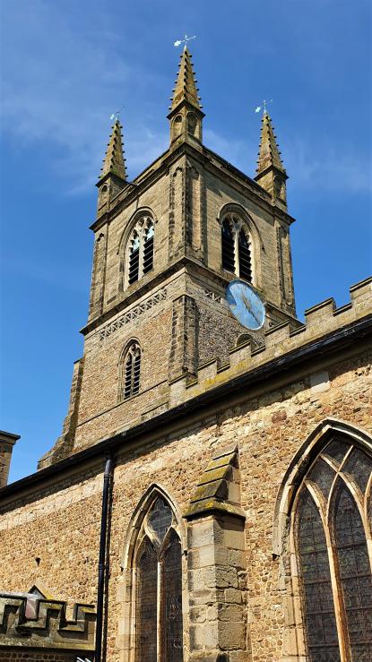 T:UK - Lutterworth Church Tower