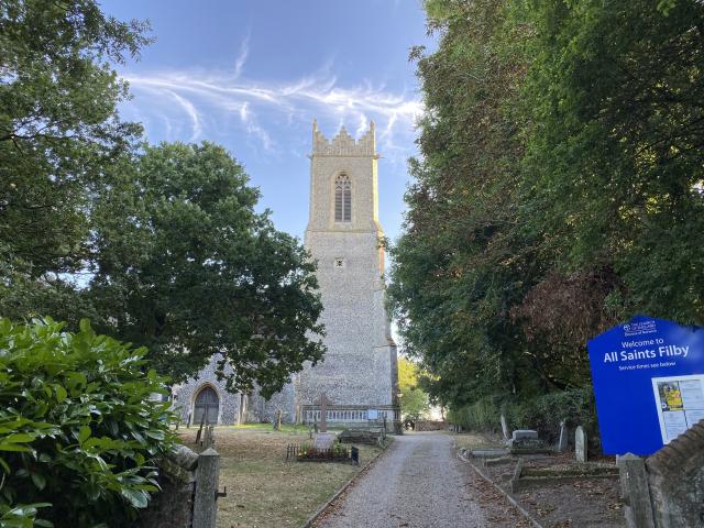 T:UK - Filby Church Tower