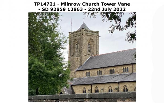 T:UK - Milnrow Church Tower Vane