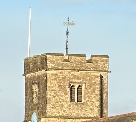 T:UK - Aylesford Church Tower Vane