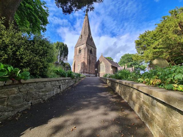 T:UK - Llanddarog Church Spire
