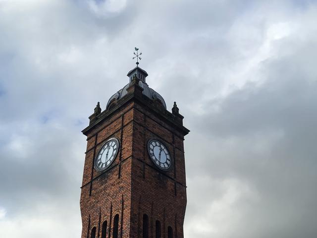 T:UK - Hurst House Clock Tower Vane