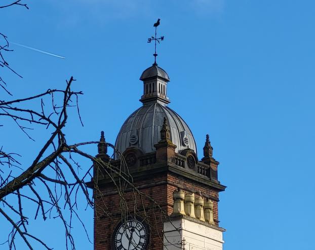 T:UK - Hurst House Clock Tower Vane