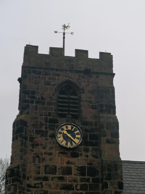 T:UK - Farnworth Church Tower Vane