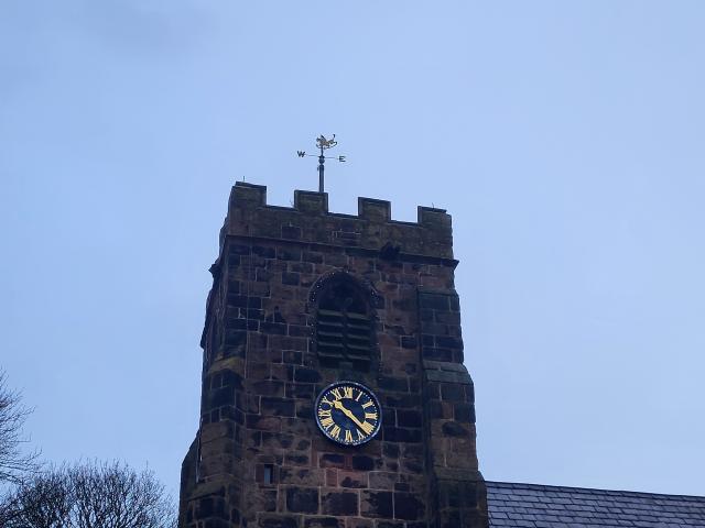 T:UK - Farnworth Church Tower Vane
