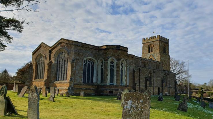 T:UK - Great Brington Church Tower Vane