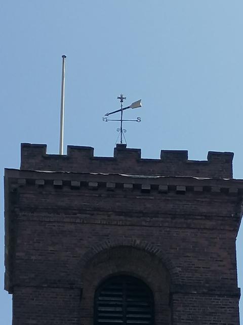 T:UK - Wolverley Church Tower Vane