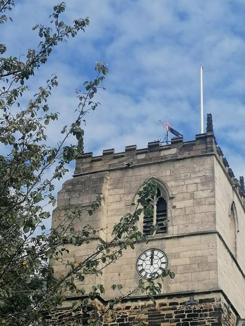 T:UK - Staveley Church Tower Vane