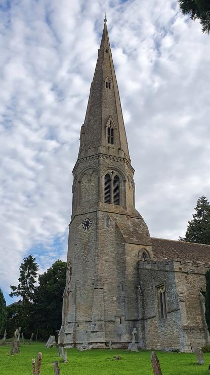 T:UK - Stanwick Church Spire