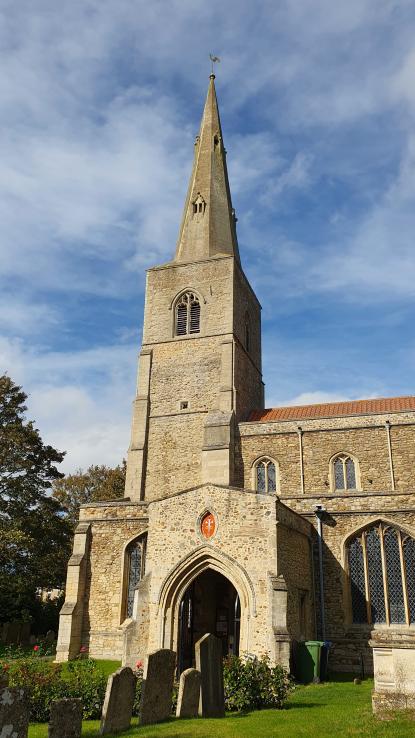 T:UK - Fenstanton Church Spire