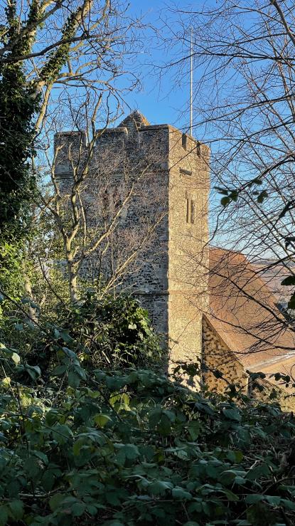 T:UK - Cuxton Church Tower Spire