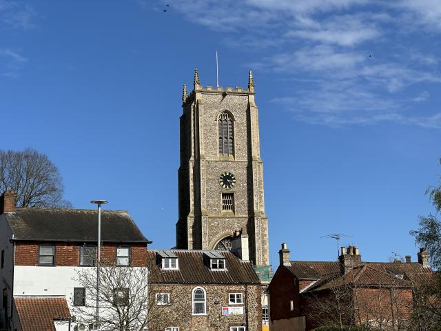 T:UK - Fakenham Church Tower