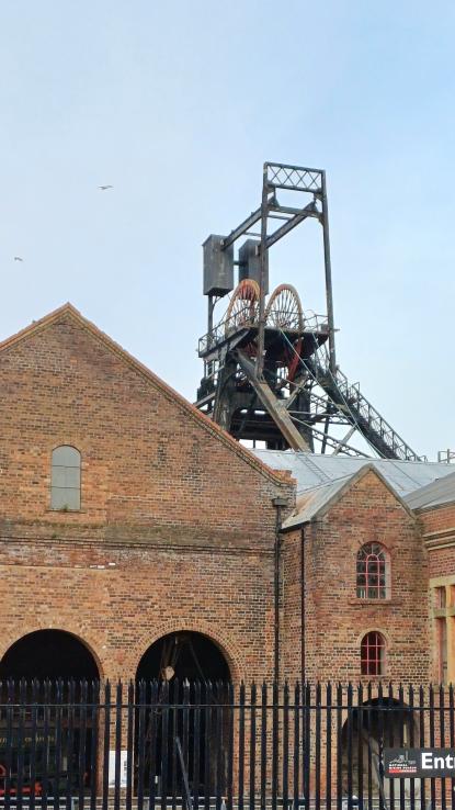 T:UK - Lady Victoria Colliery Downcast Shaft
