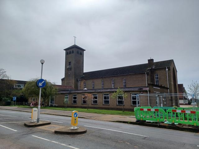 T:UK - Bishop Hannington Church Tower Cross