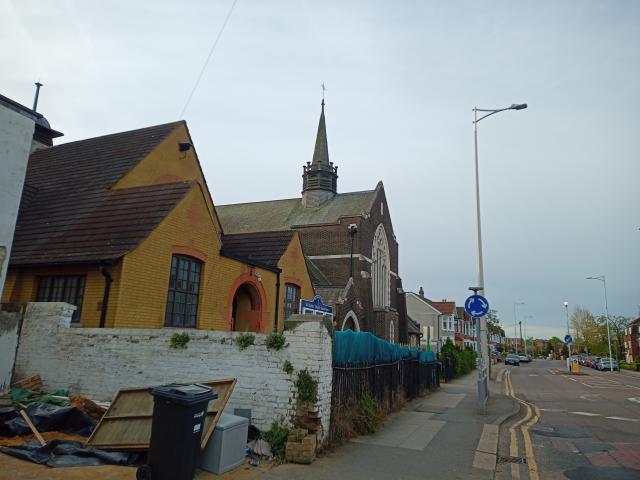 T:UK - All Saints Church Spire Goodmayes