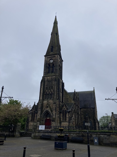 T:UK - Dalry Church Spire St Margarets