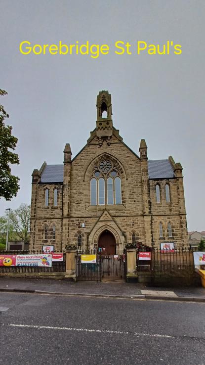 T:UK - Gorebridge St Pauls Church Spire