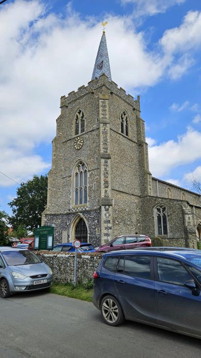 T:UK - Great Ellingham Church Spire