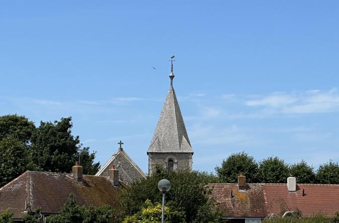 T:UK - Pagham Church Spire