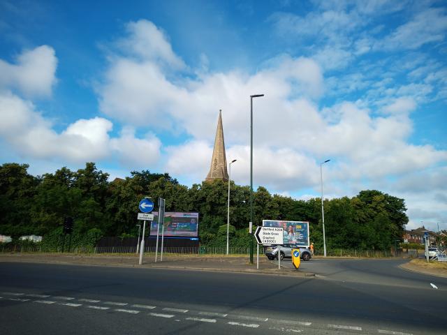 T:UK - Christ Church Spire Erith