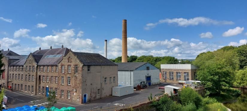 T:UK - Chirnside Paper Mills Chimney
